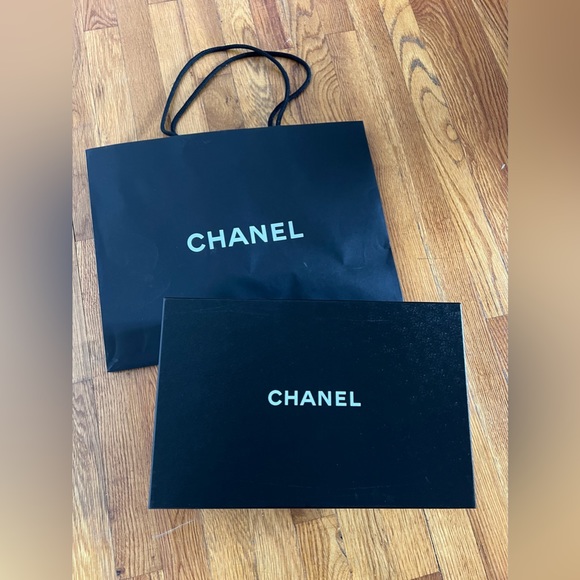 CHANEL | Other | Authentic Chanel Paper Bag Empty Shoe Box 3856 | Poshmark